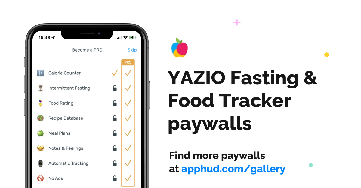 YAZIO Fasting & Food Tracker
