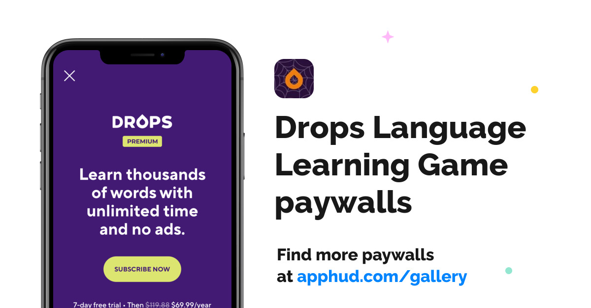 Drops Language Learning Game