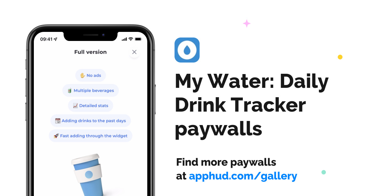 My Water: Daily Drink Tracker