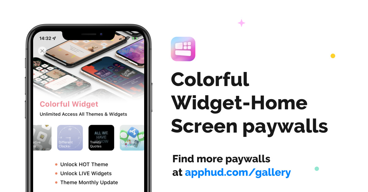 Colorful Widget-Home Screen