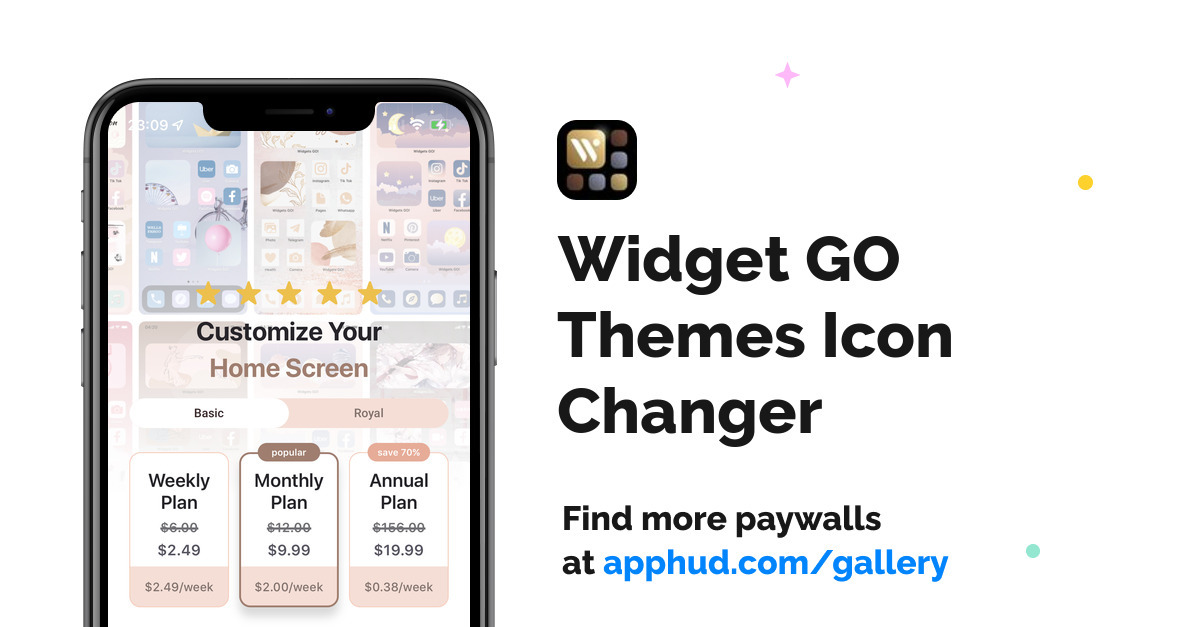 Widget GO Themes Icon Changer